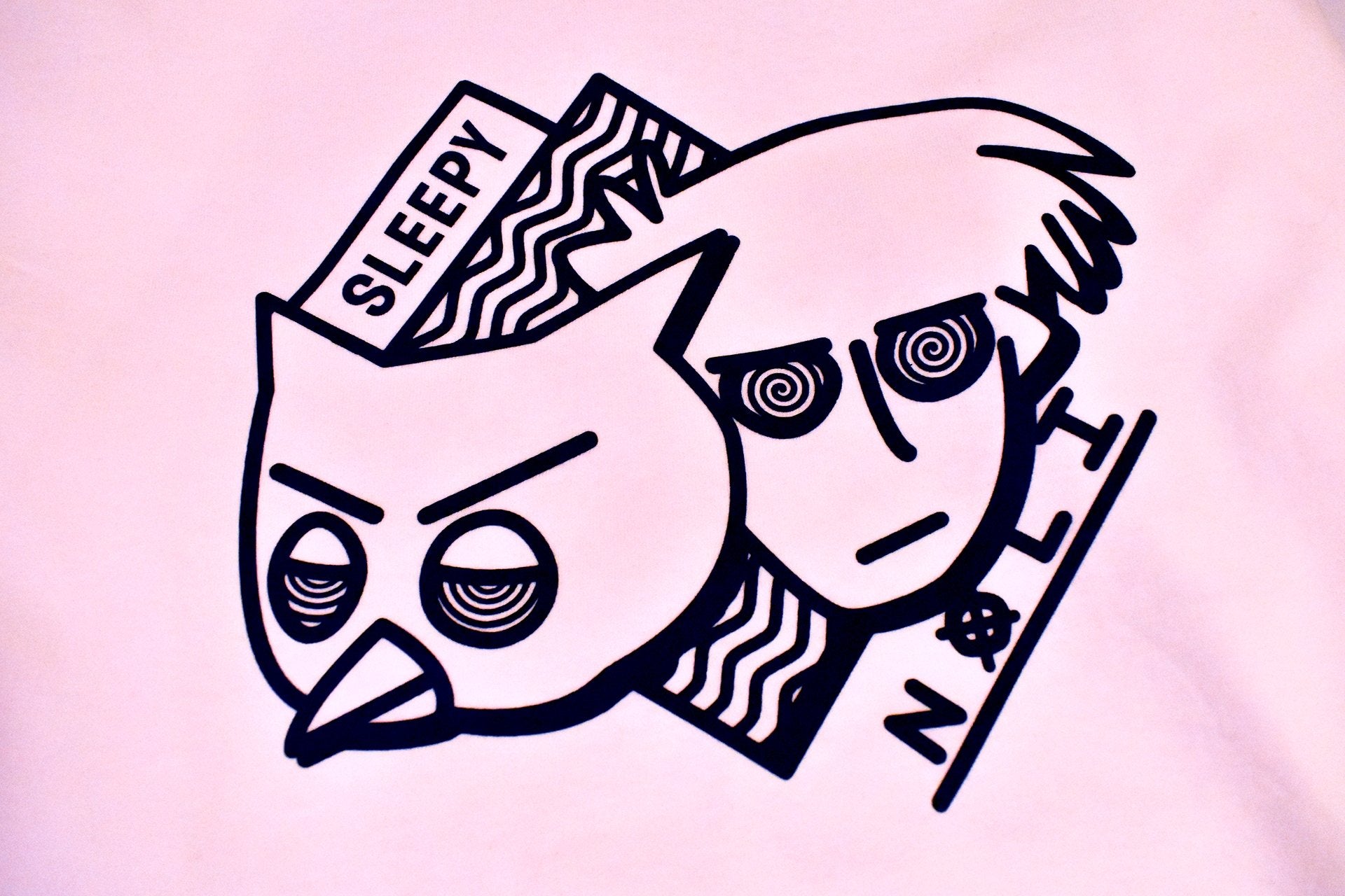 SLEEPY x NOLI Collab Hoodie, White [SLEEPY.DESIGN]